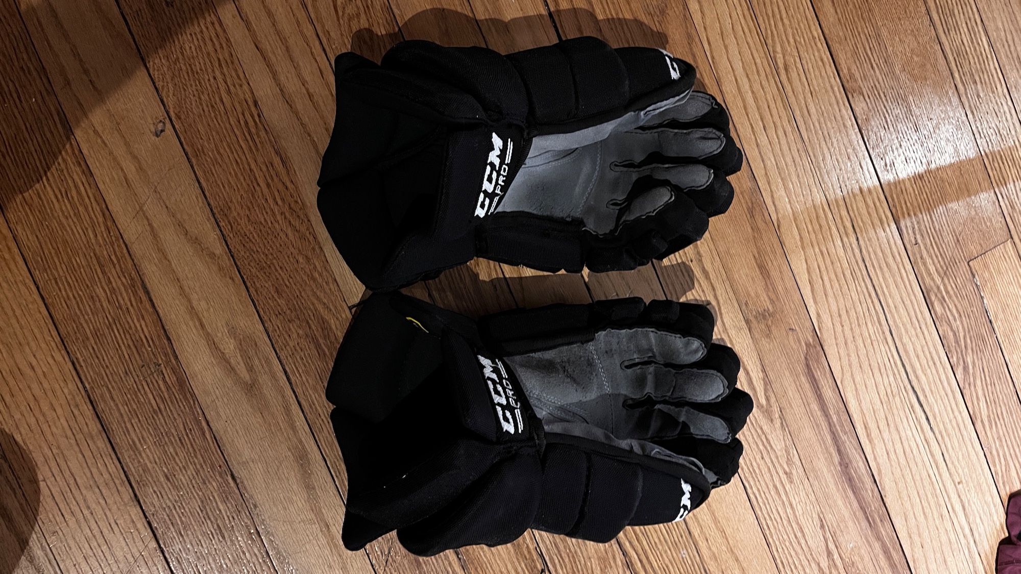 CCM Super Tacks HGST Custom Pro Stock Hockey Gloves Black 14” Brandon ...