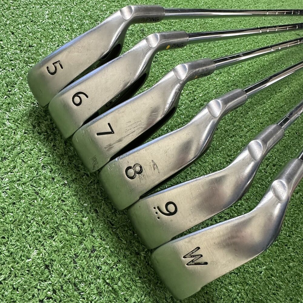 READ Ping G20 Iron Set 5-PW Yellow Dot CFS Steel Shaft Stiff Flex RH ...