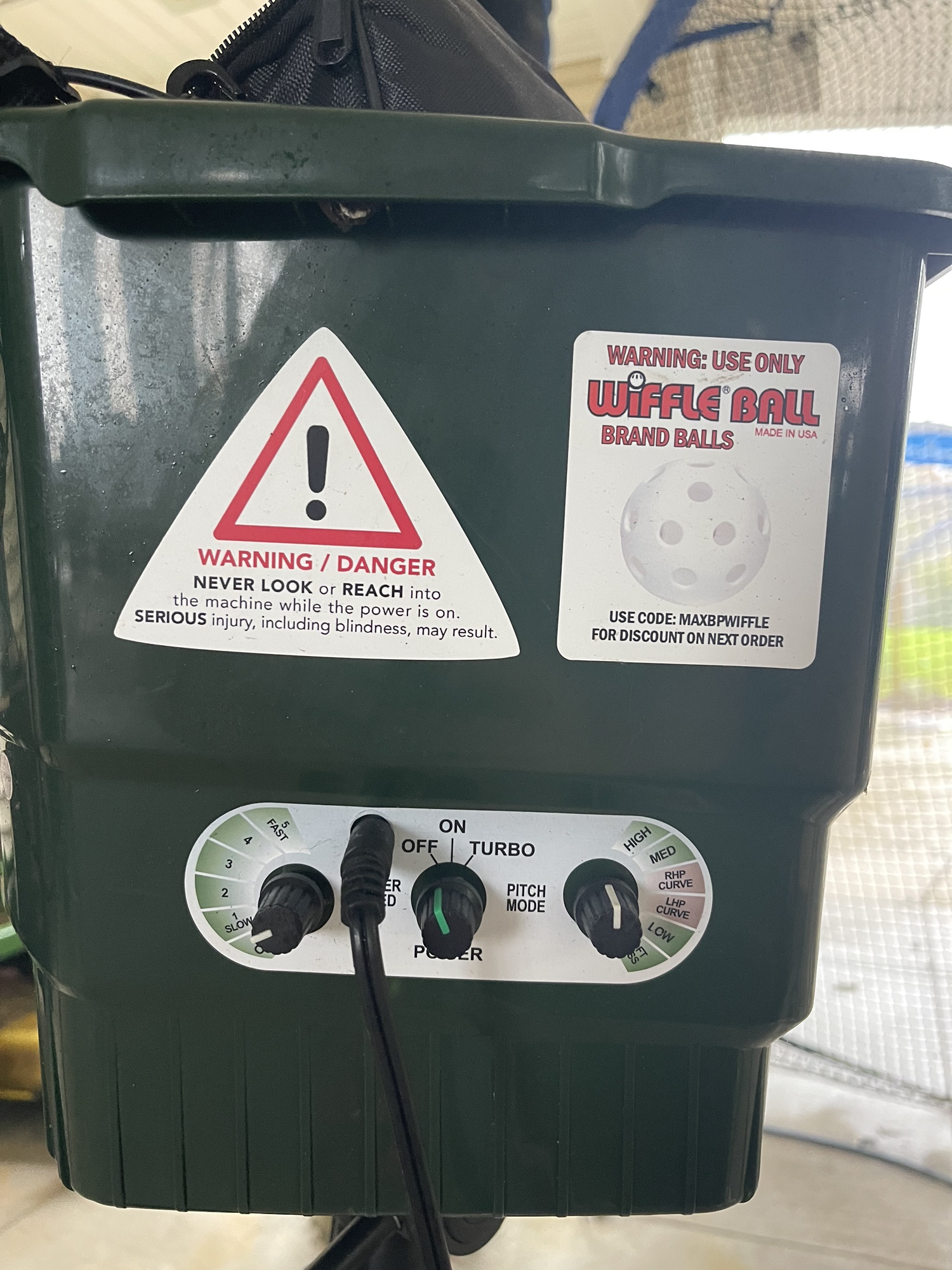 Max BP pitching machine | SidelineSwap