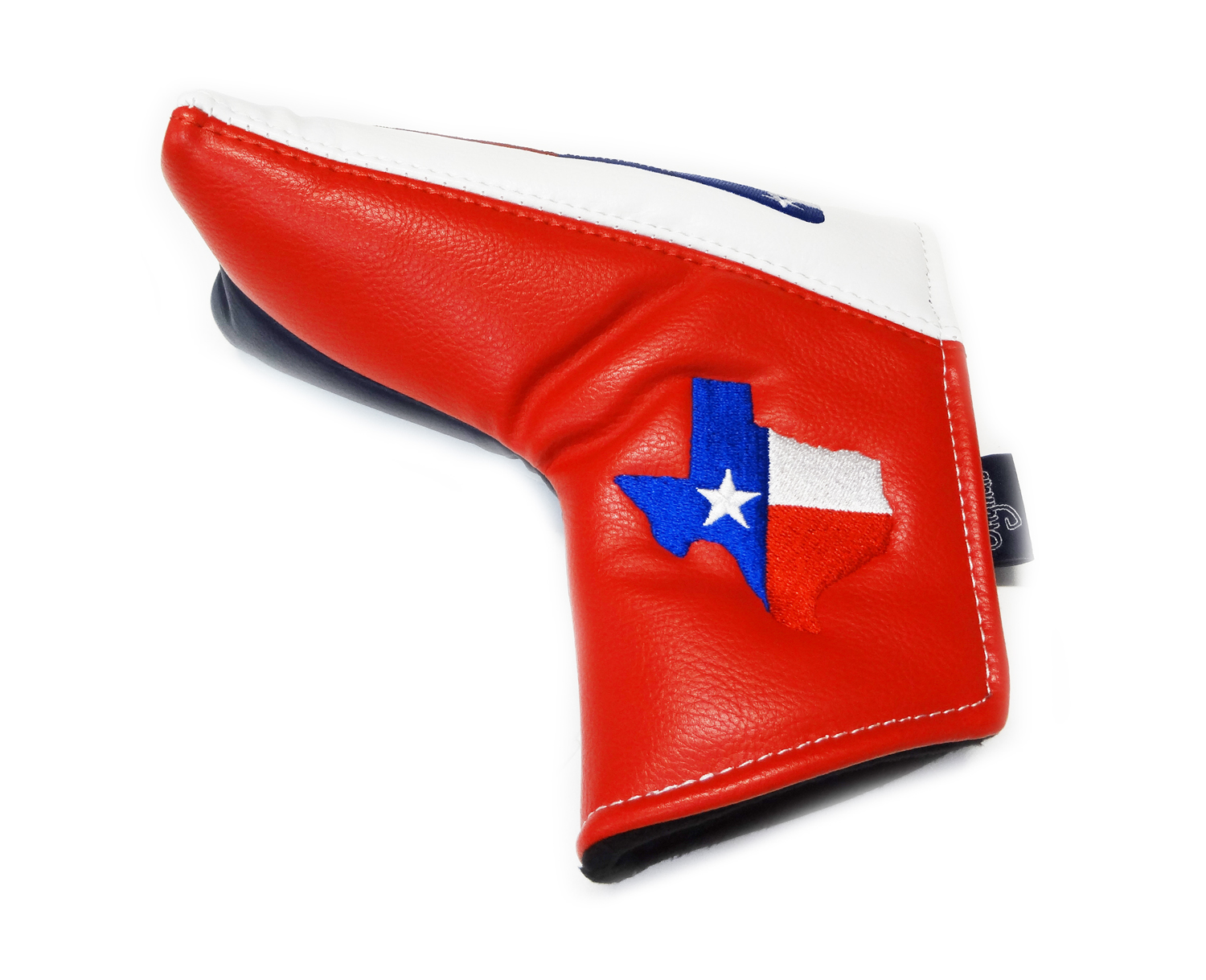 NEW PRG Texas White Magnetic Blade/Boot Putter Headcover | SidelineSwap