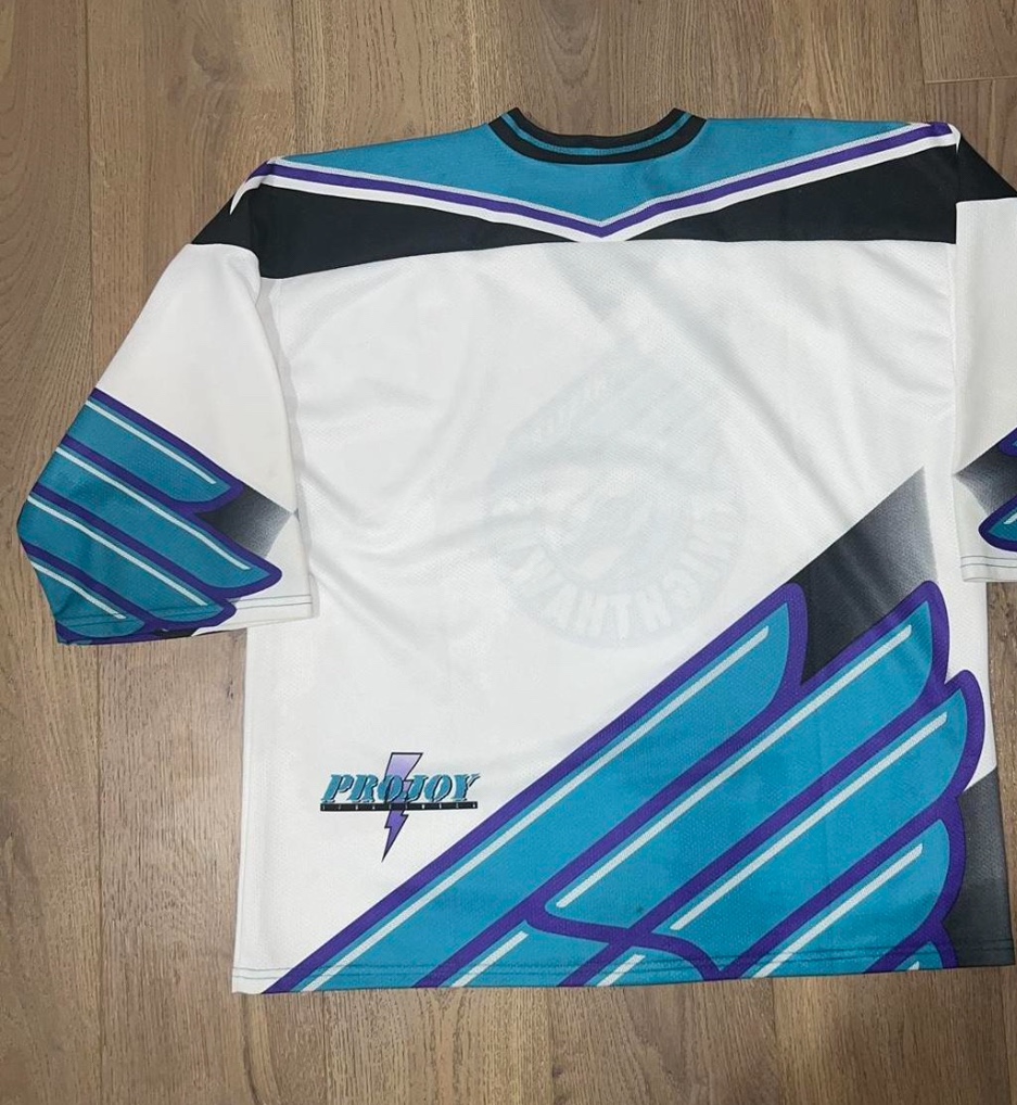 John Grant jr signed Rochester Knighthawks XL projoy jersey | SidelineSwap