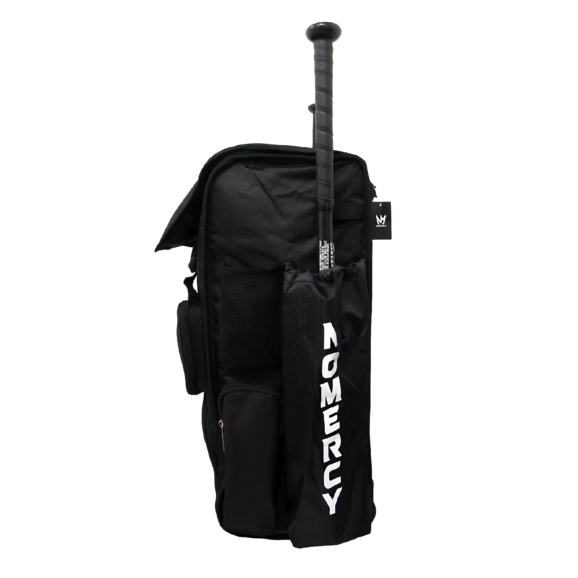 No Mercy Baseball Softball Rolling Gear Bat Bag - Wheeled - 2 Bats ...