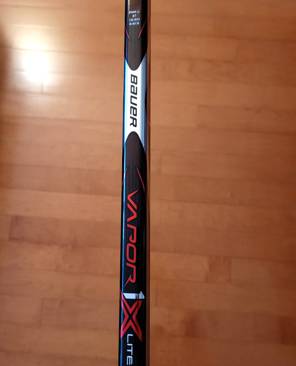 Intermediate New Left Hand Bauer Vapor 1X Lite Hockey Stick PM9 Pro ...