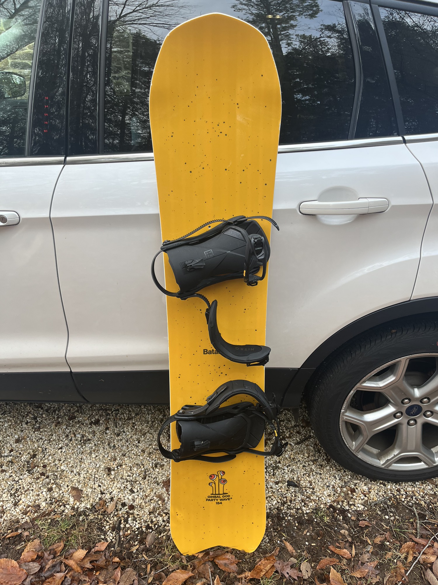 Used 154cm Bataleon Gimbal God Party Wave Snowboard with Team Nitro ...