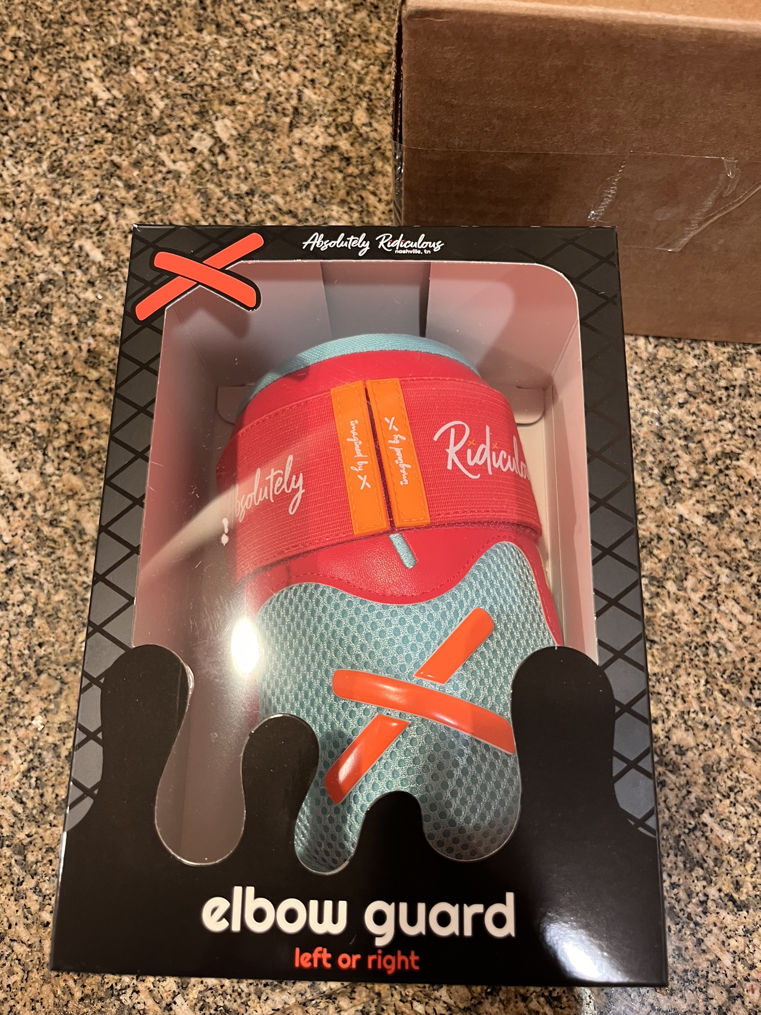 Absolutely ridiculous Miami ice elbow guard | SidelineSwap