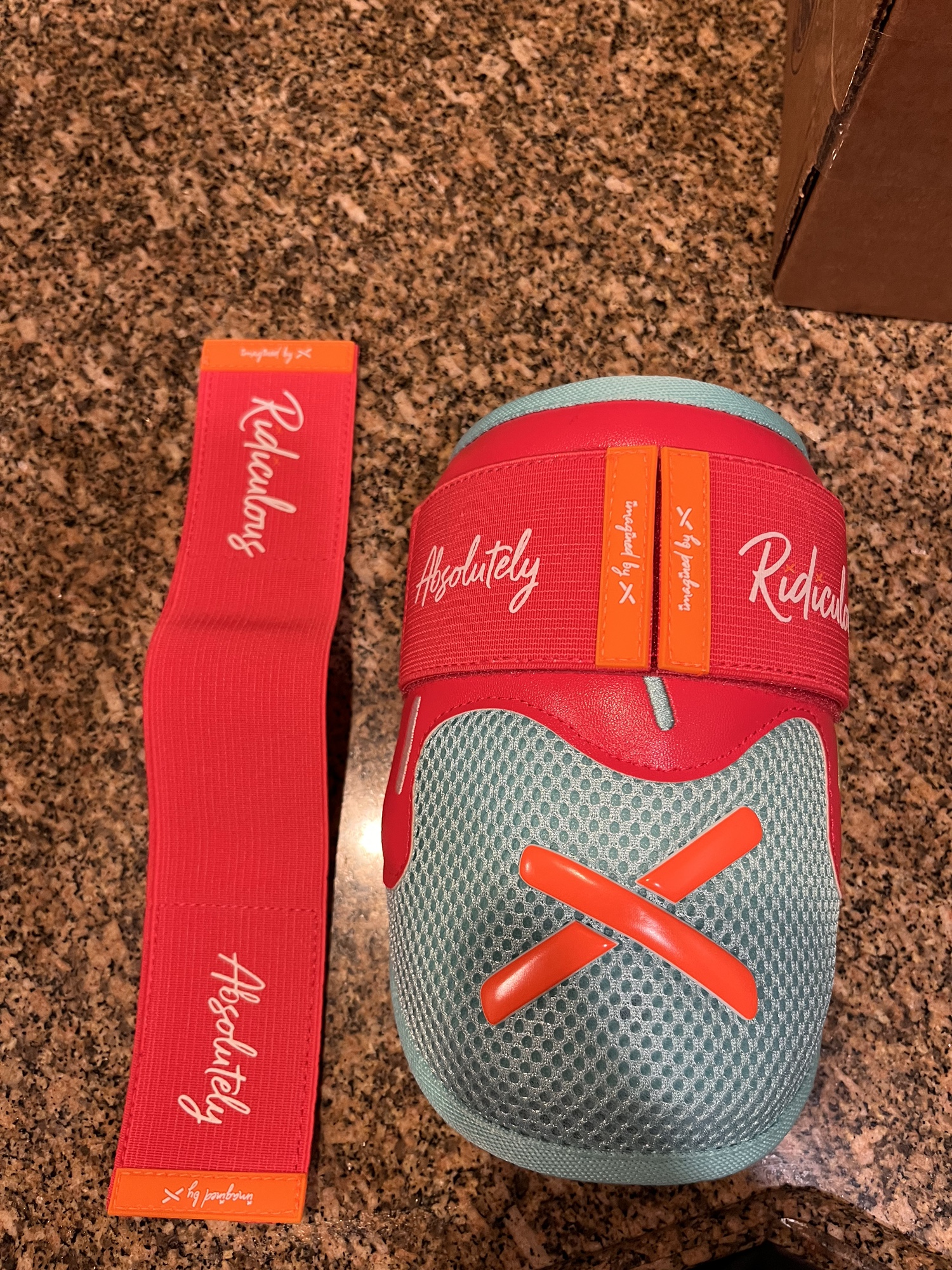 Absolutely ridiculous Miami ice elbow guard | SidelineSwap