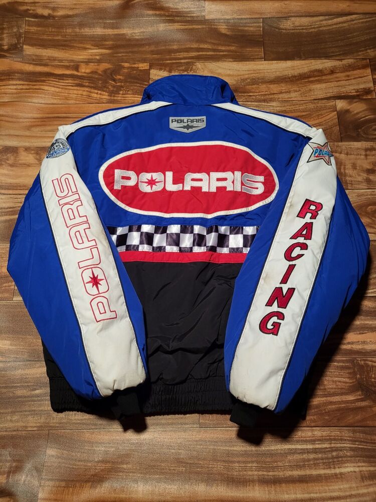 Vintage Rare Team Polaris Racing Indy XCR XC RMK Sports Winter Jacket ...