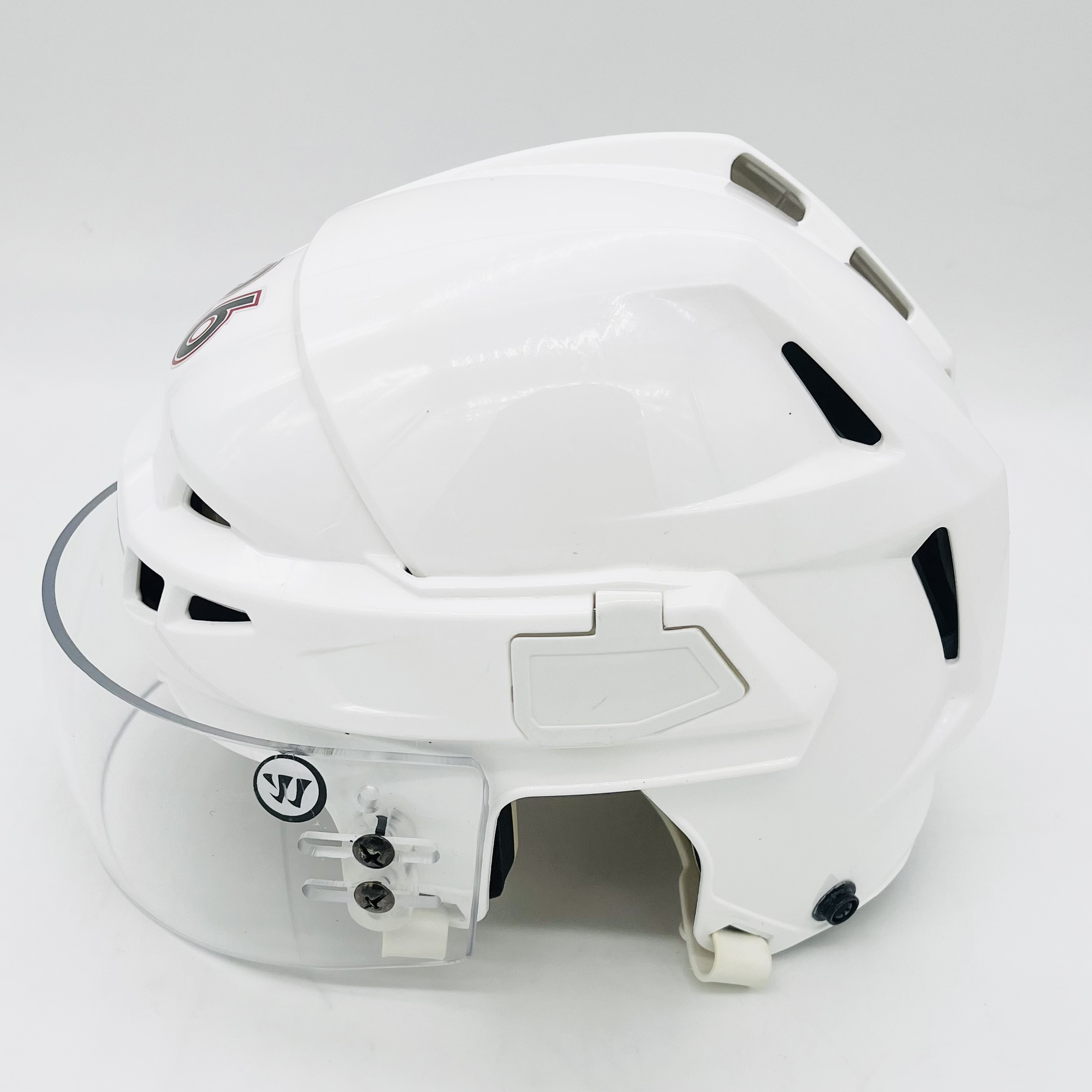ECHL CCM V08 Hockey Helmet-Warrior Visor-Small | SidelineSwap