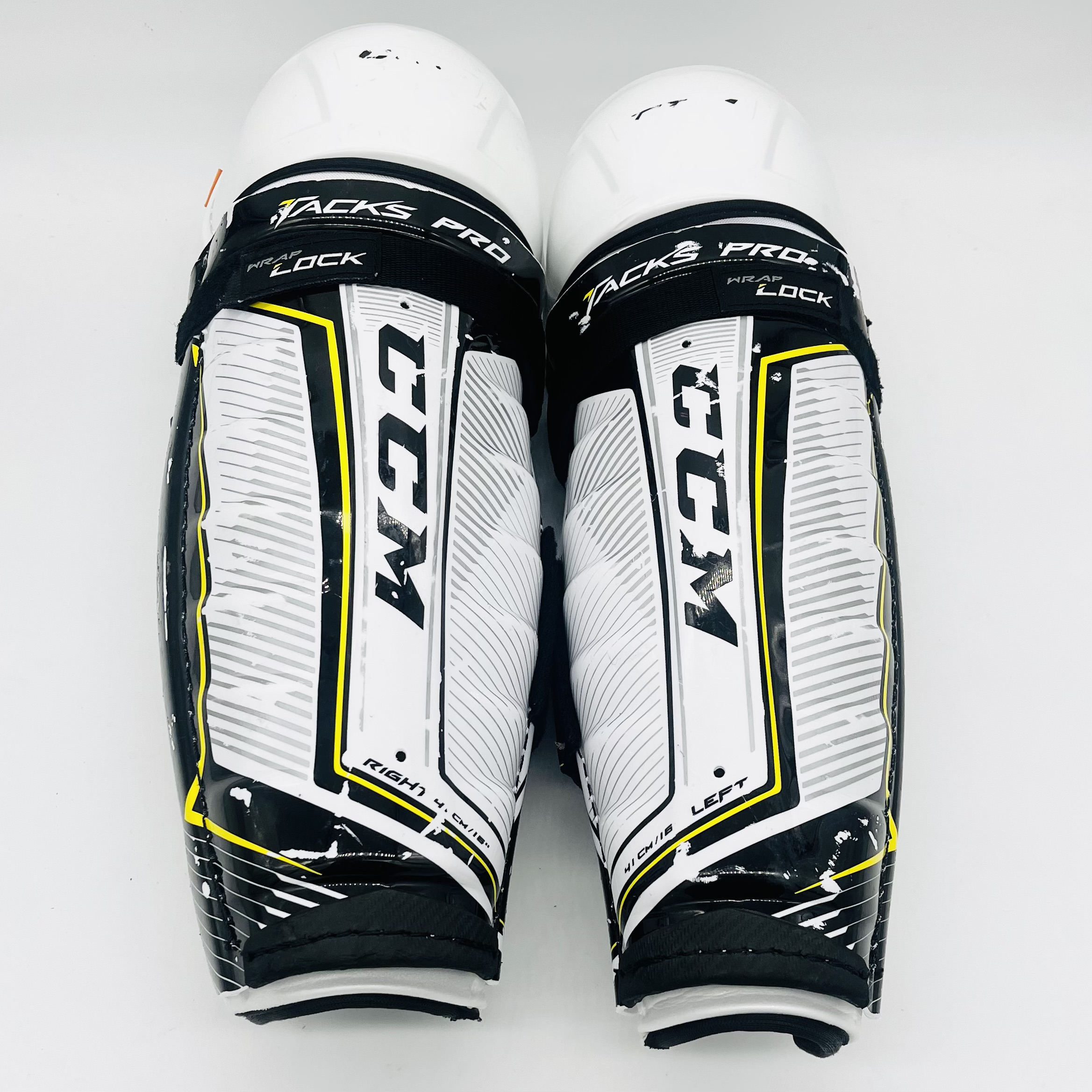 NHL Pro Stock CCM Tacks Pro Shin Guards-16" | SidelineSwap