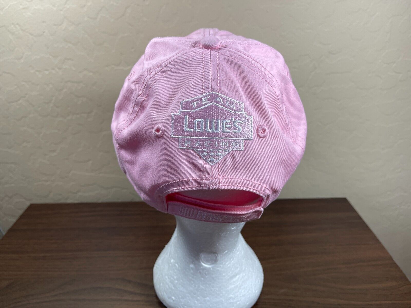 Nascar Jimmie Johnson #48 TEAM LOWE'S RACING Pink Adjustable Strap Cap ...