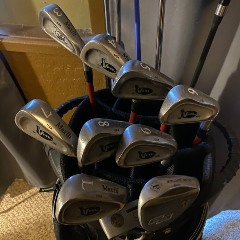 Maxfli VHL And Warrior Golf Club Complete Set With Maxfli 14 Way Golf ...
