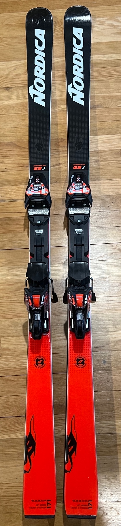 Nordica Racing 171 cm Dobermann GSJ Skis With Bindings | SidelineSwap