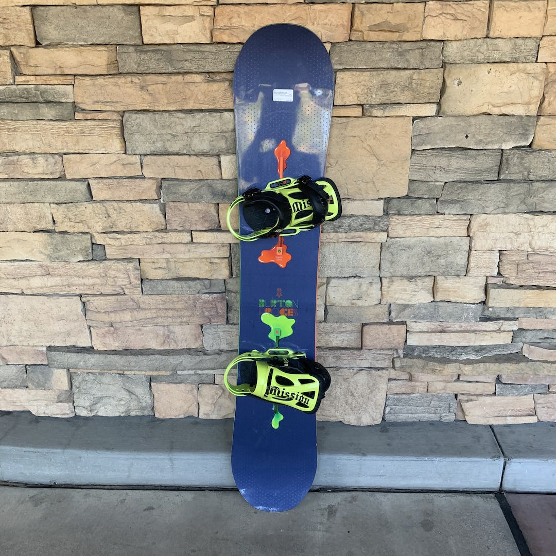 Used Burton Process 155 Cm Men's Snowboard Combo | SidelineSwap