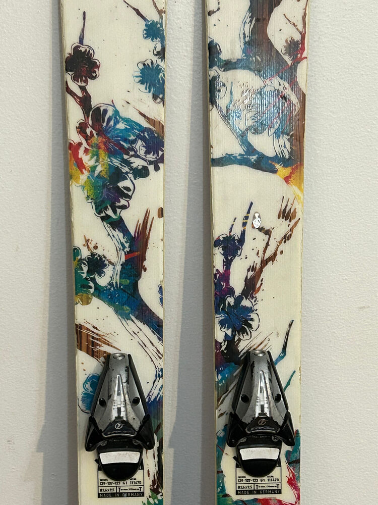 Volkl Kiku Women's Rocker Twin Tip Downhill Skis 178 cm. Tyrolia ...