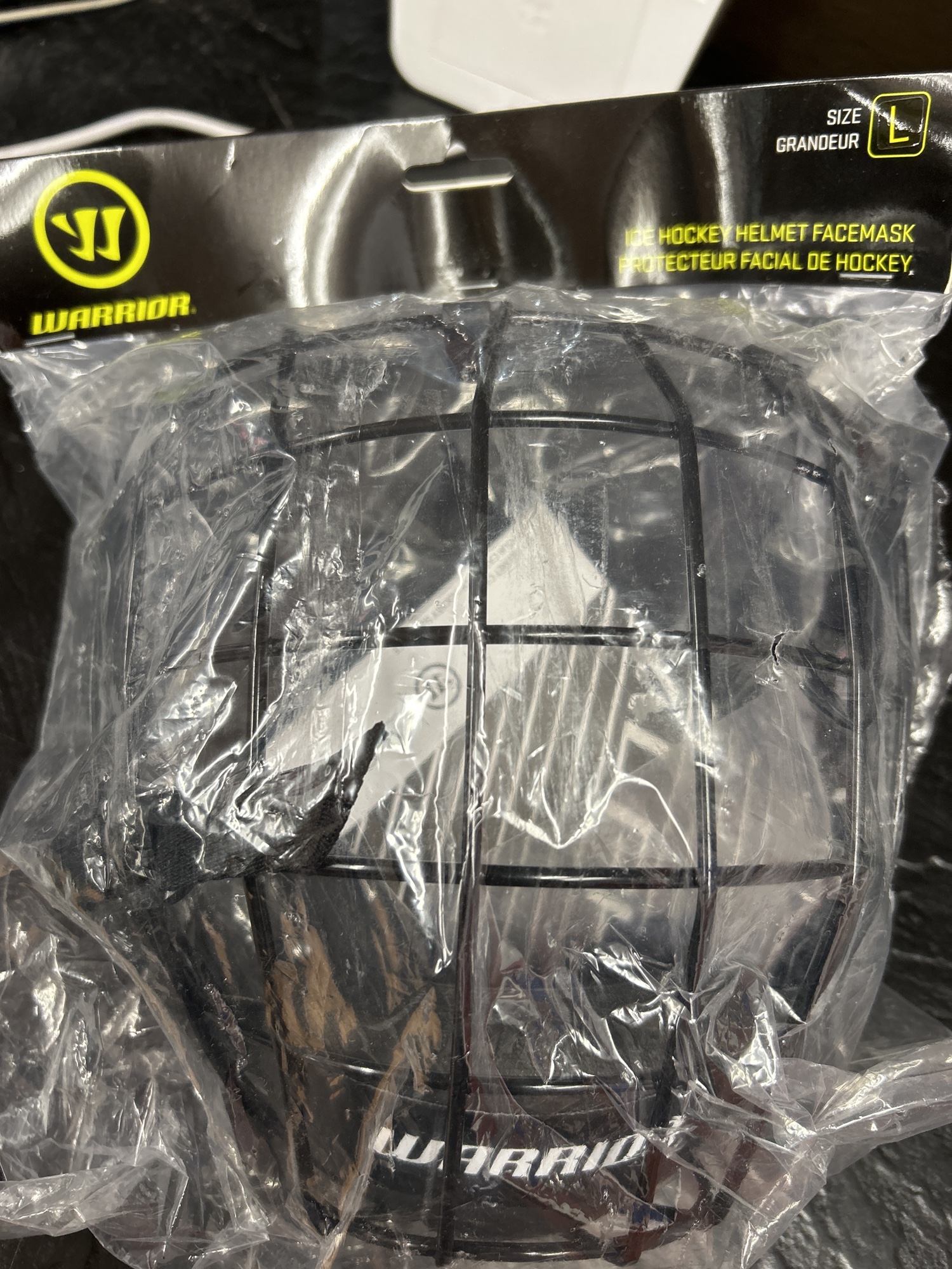 New Warrior Large Full Cage Alpha One - Black | SidelineSwap