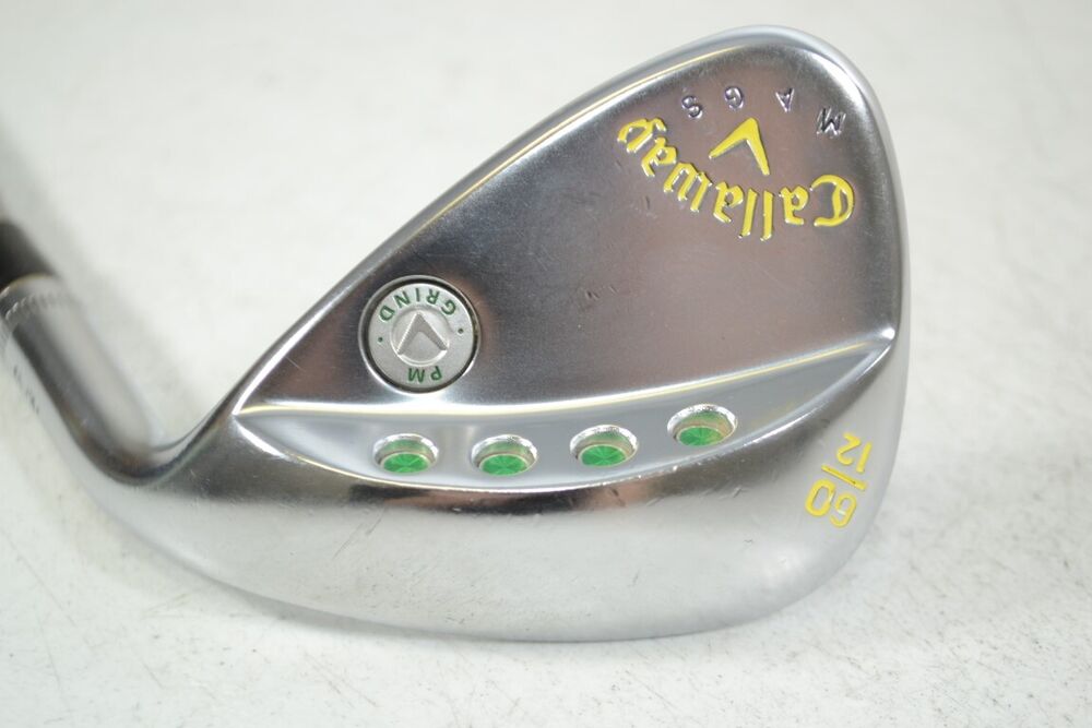 Callaway Mack Daddy PM Grind 60*-12 Wedge Right Regular Flex SteelFiber ...