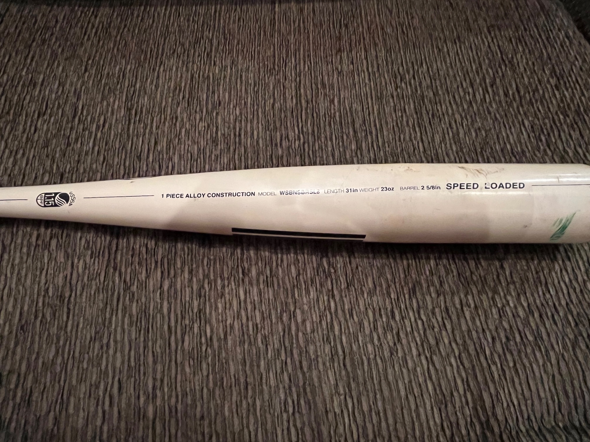 Warstic Bonesaber USSSA Metal Baseball Bat 2020 31/23 Drop 8 | SidelineSwap