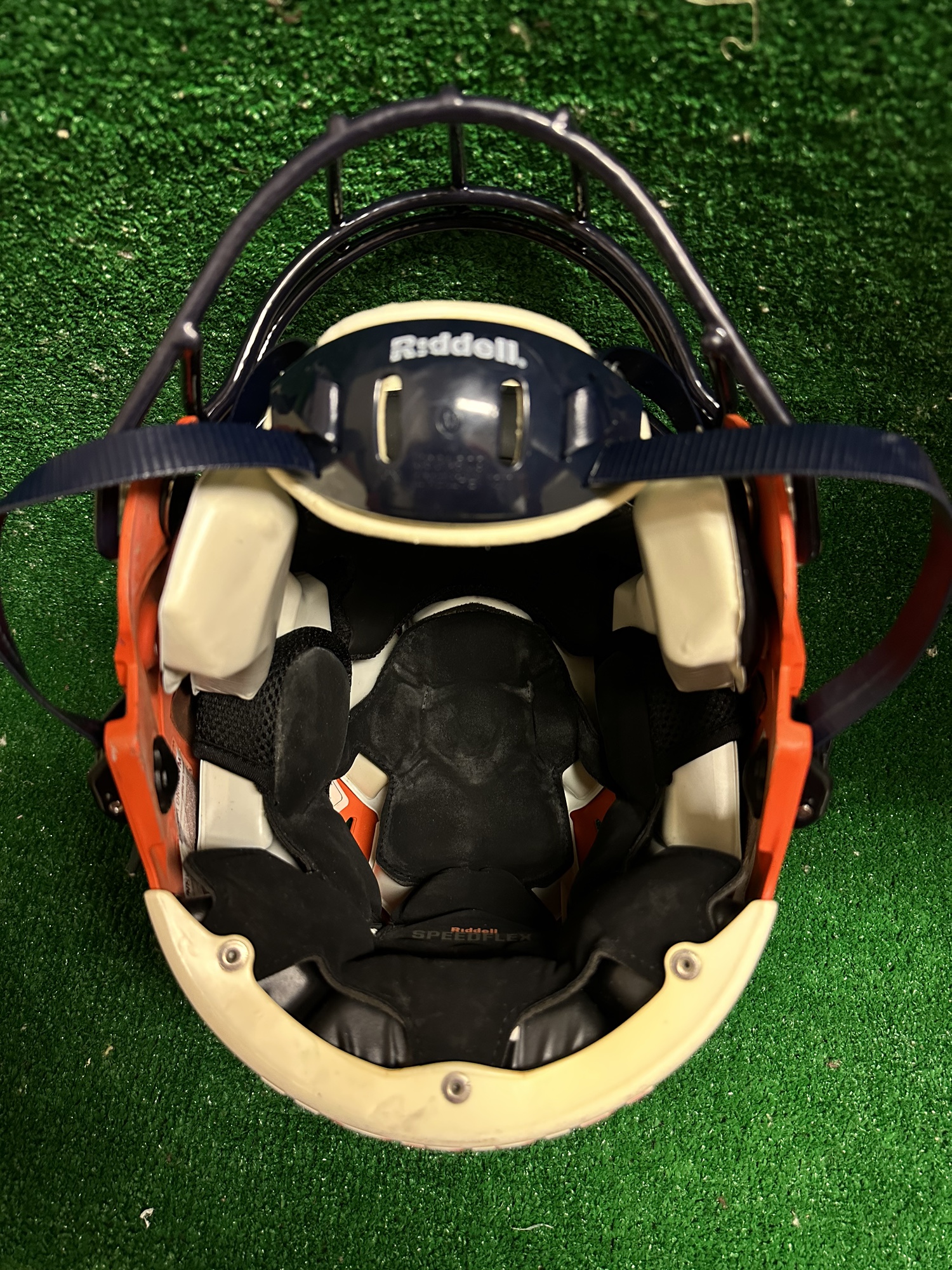 Adult Large - Riddell Speedflex Football Helmet - Matte Orange ...