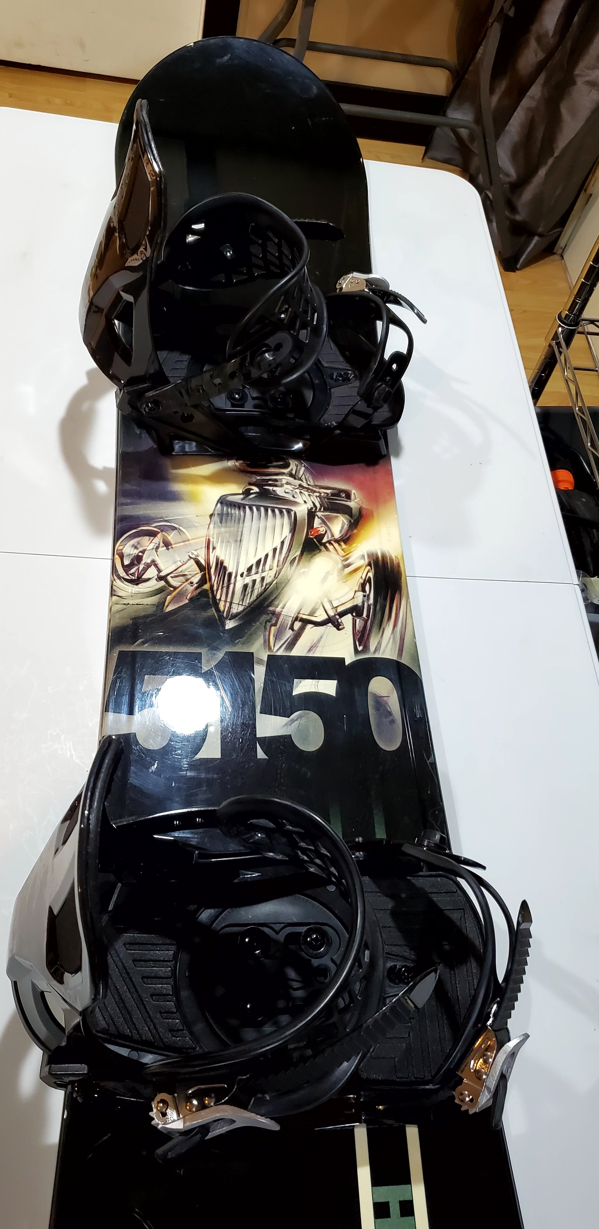 Used Men's 5150 Snowboard 151cm All Mountain With Bindings size Large ...