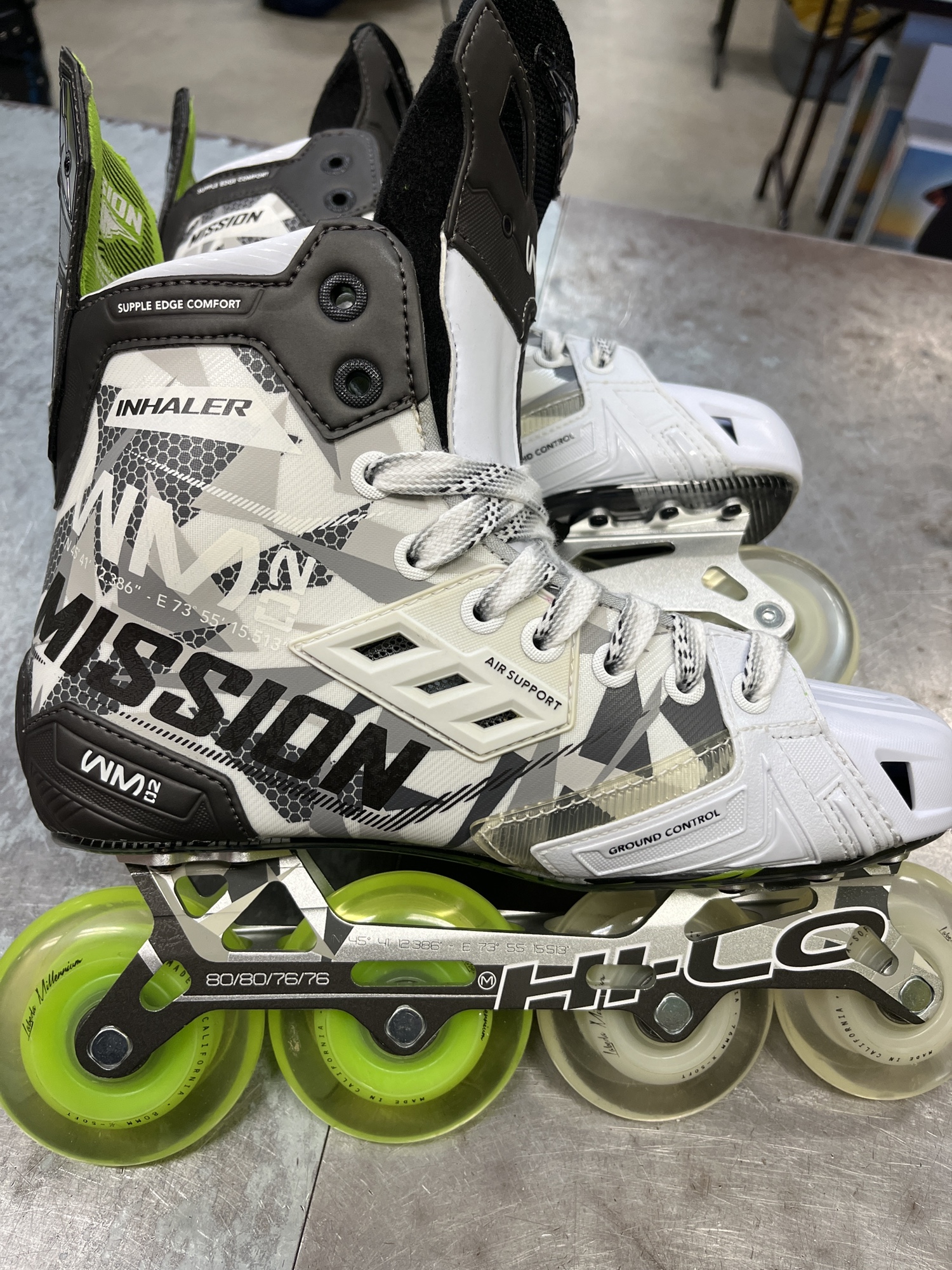 New Mission Regular Width Size 8 Inhaler WM02 Inline Skates | SidelineSwap