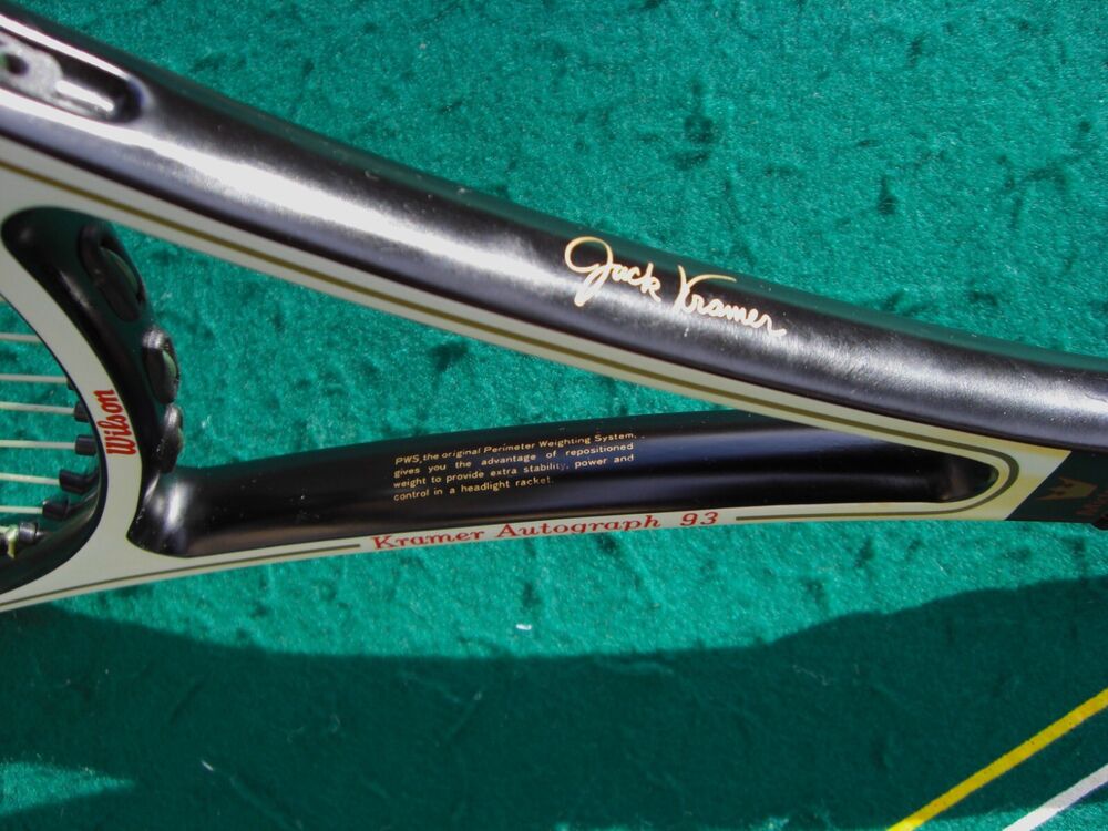 Rare Wilson Jack Kramer Autograph 93 Mid Graphite Ceramic #3 Strung ...