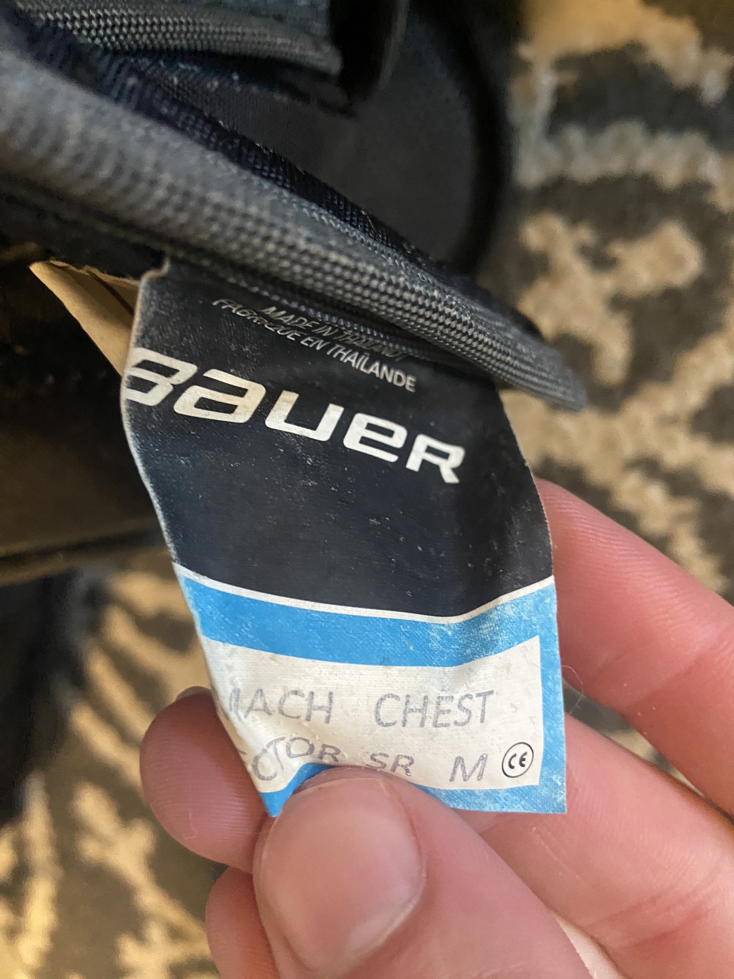 Bauer Mach Goalie Chest Protector Sr M (MINT) | SidelineSwap