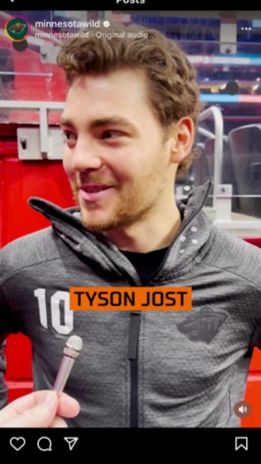 Jonathon Merrill 4 TEAM PLAYER ISSUE Minnesota Wild Fanatics Authentic ...