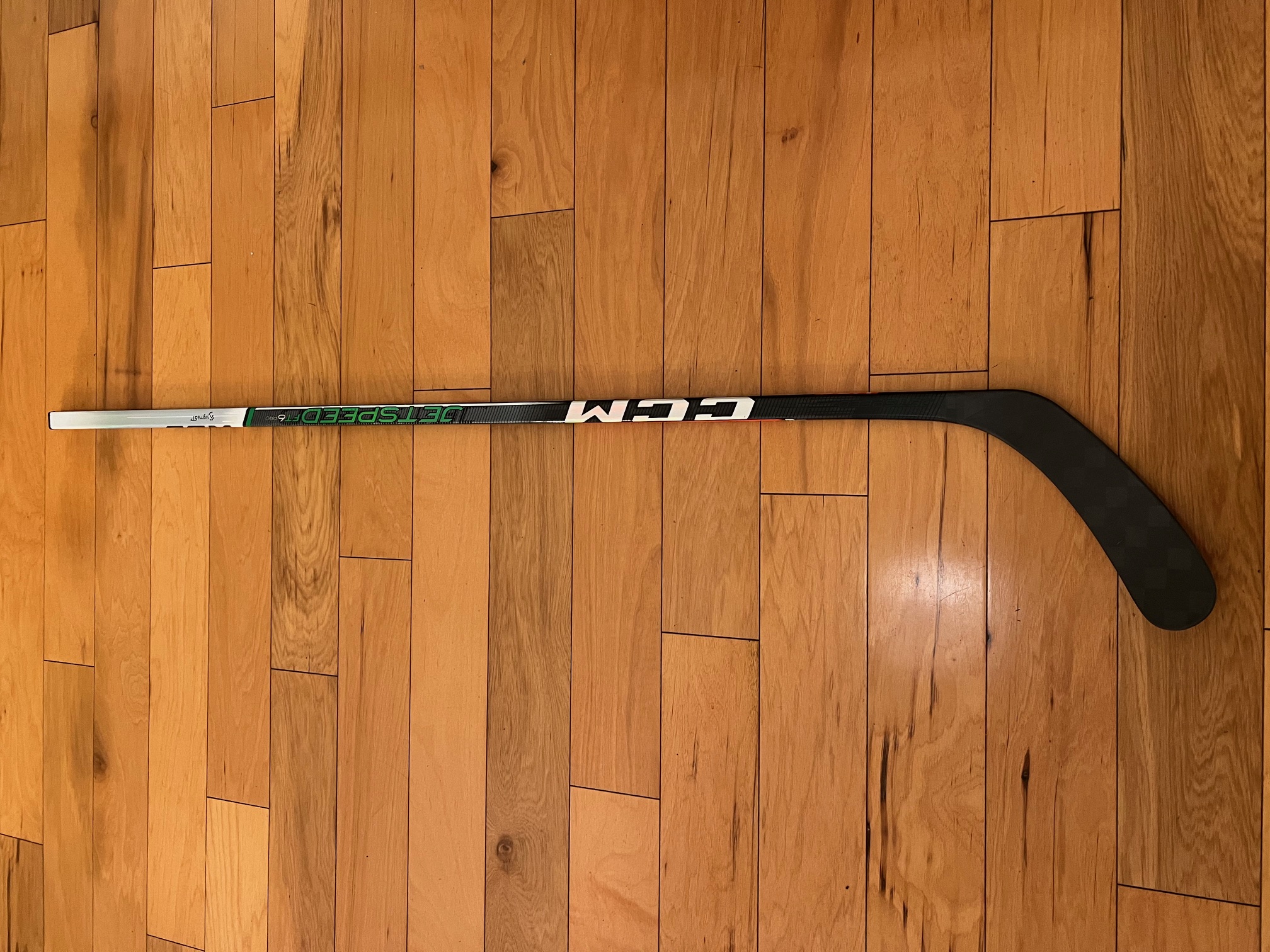 New CCM JetSpeed FT6 Pro (Green) Hockey Stick P29/70 Flex/Right Handed ...