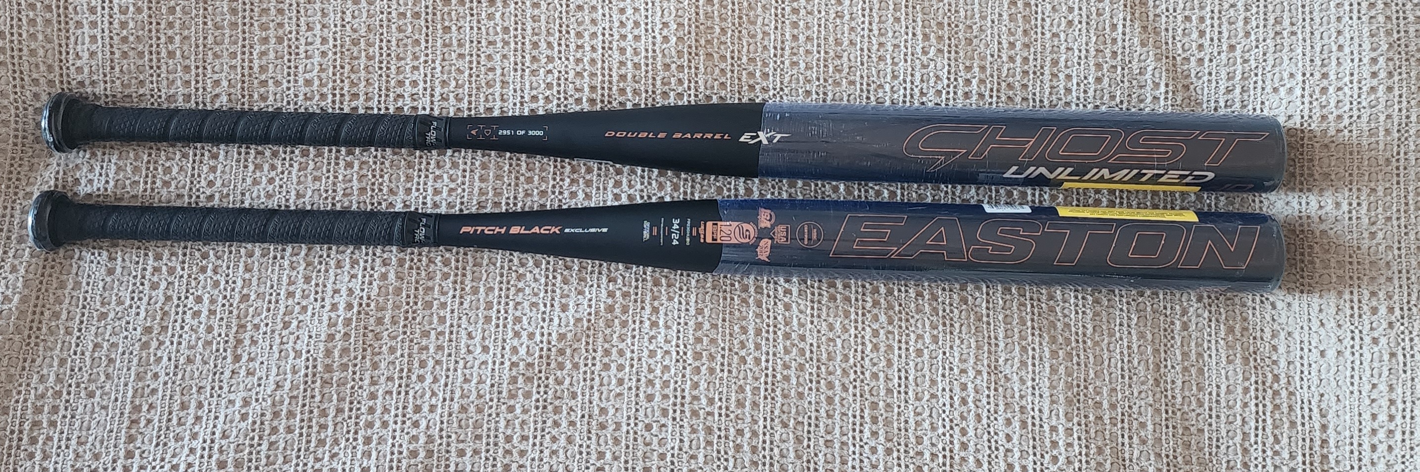New in Wrapper Easton Ghost Unlimited Rare Limited Edition Pitch Black ...
