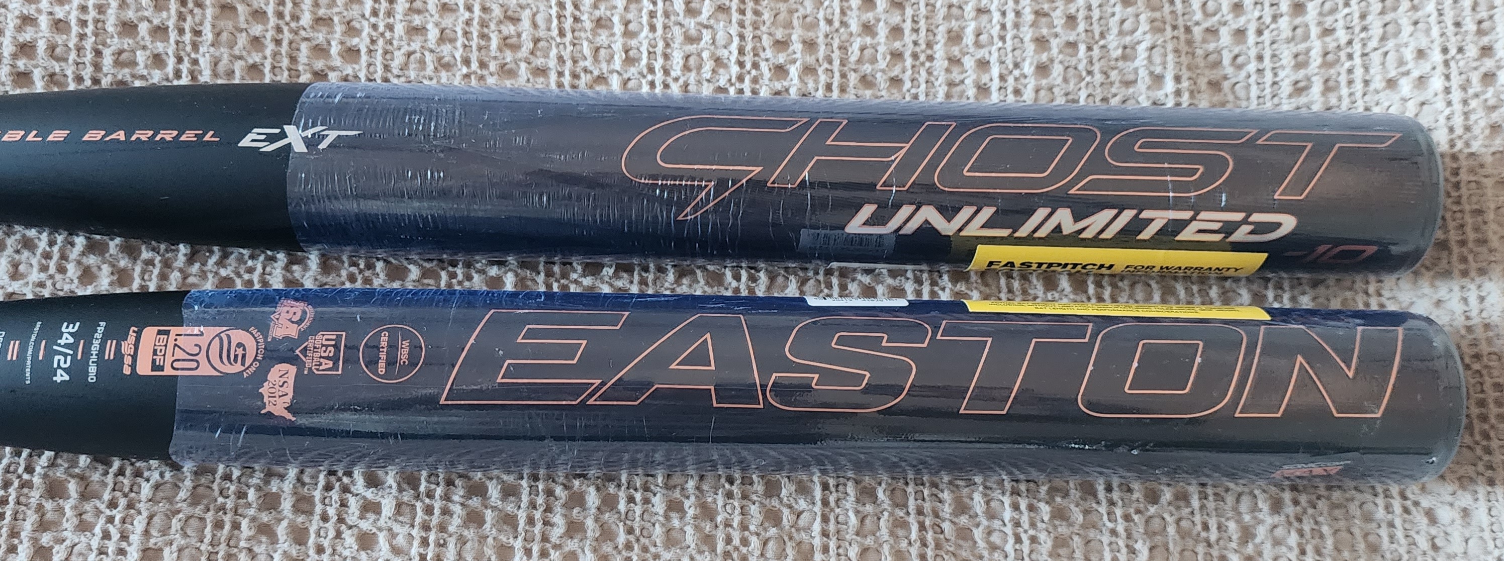 New in Wrapper Easton Ghost Unlimited Rare Limited Edition Pitch Black ...