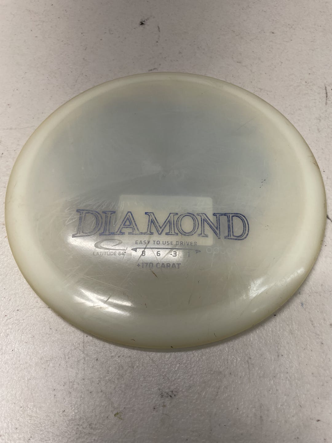 Used Latitude 64 Opto 170 Carat Diamond 171g Disc Golf Drivers ...