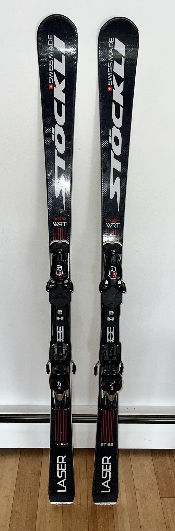Used Stockli Laser WRT 162 cm All Mountain Skis With Salomon R16 ...