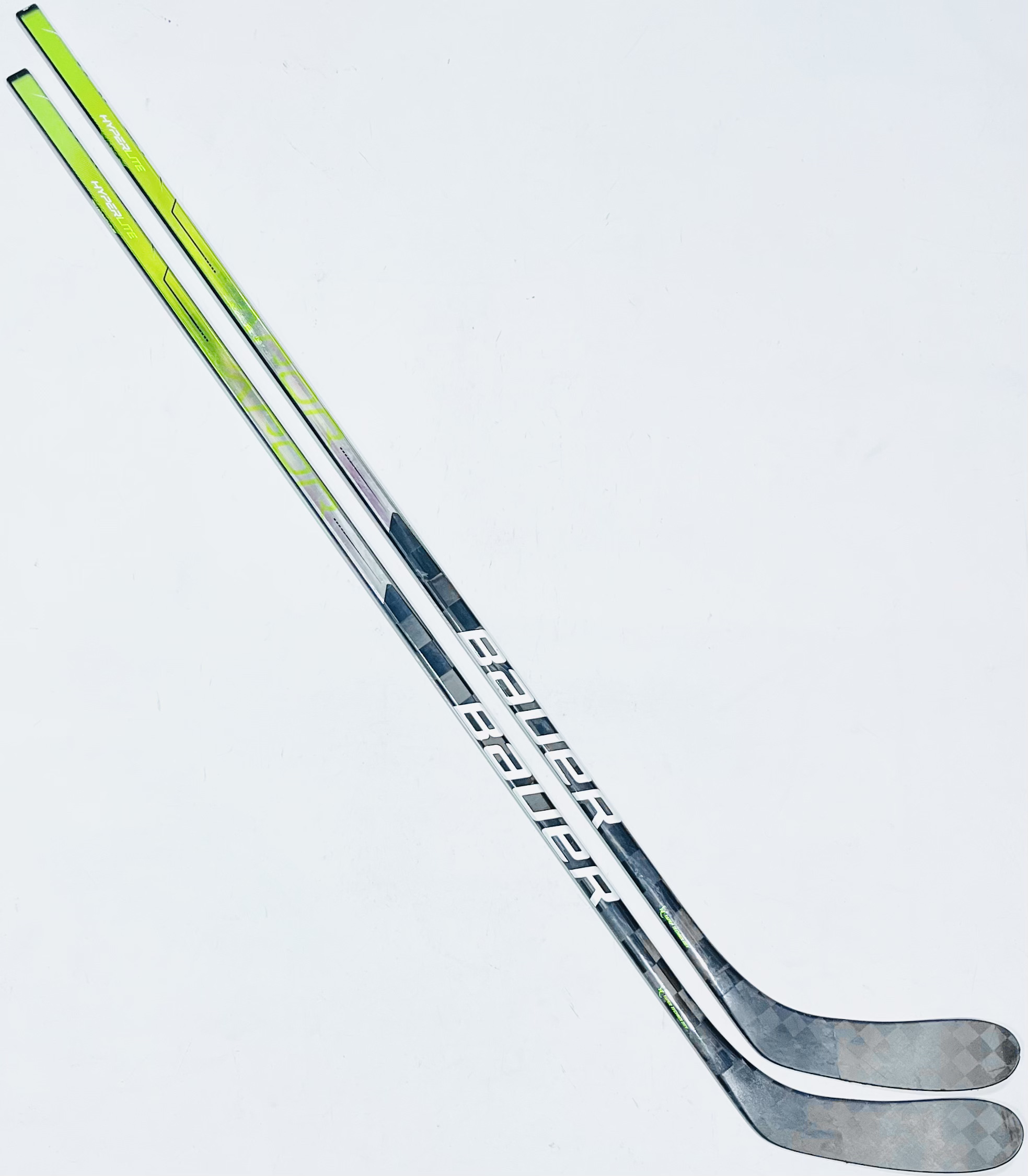2 Pack Like New Custom Gold Bauer Vapor Hyperlite Hockey Stick-LH-P28 ...