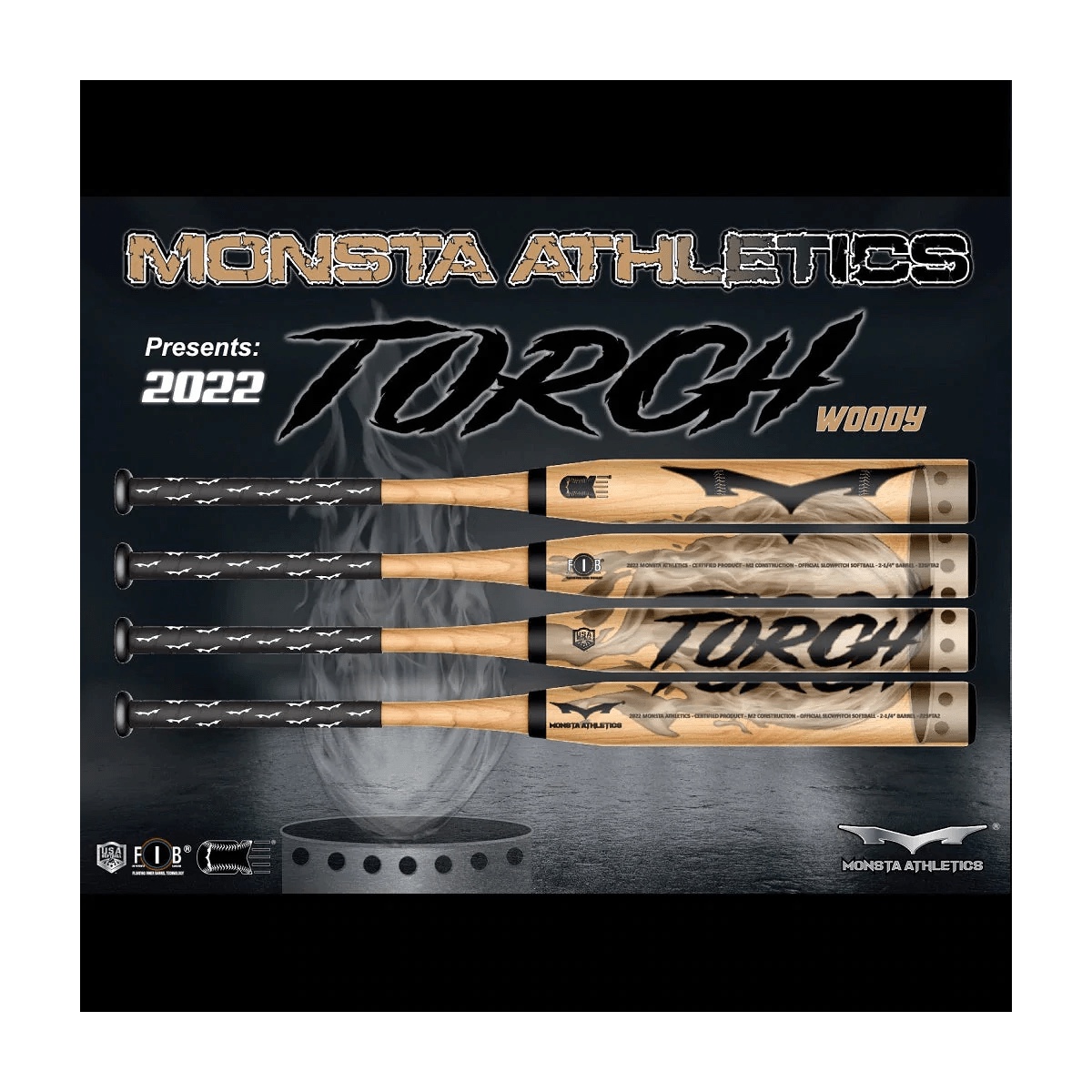 2022 Monsta M2 Torch Wood grain | SidelineSwap