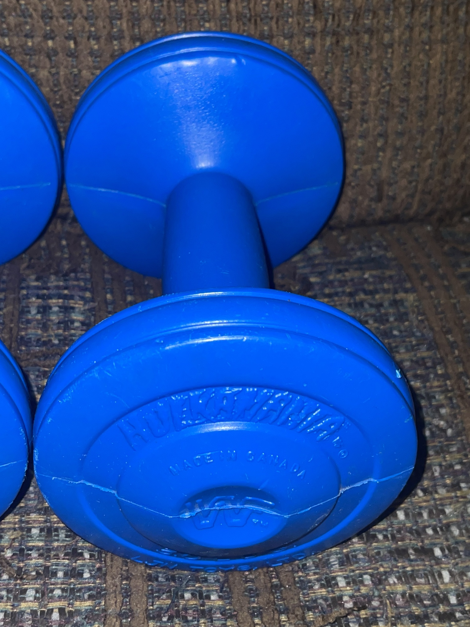 WWE WWF Hulk Hogan Hulkamania Wrestling Weights Plastic Vintage Used ...