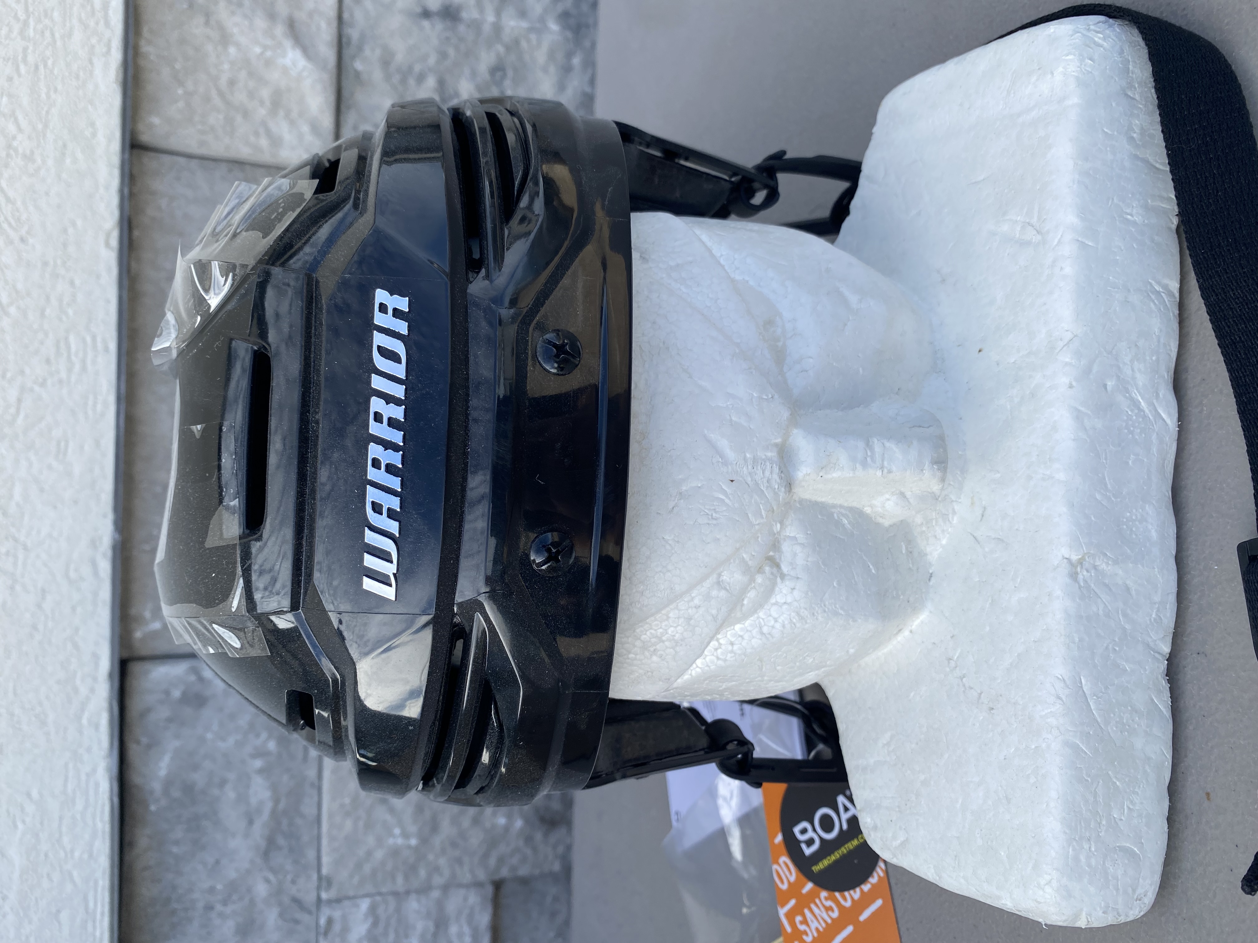 Warrior Alpha One Hockey Helmet Pro Stock Black 5102 | SidelineSwap