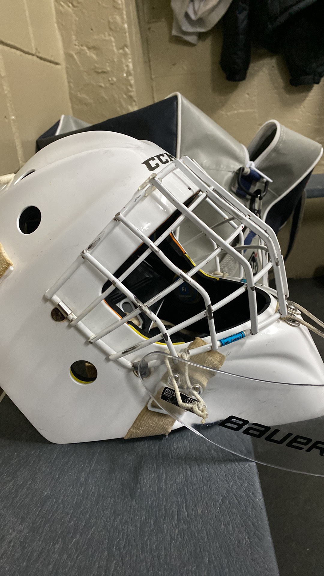 Used CCM Pro Stock Axis Pro Goalie Mask | SidelineSwap
