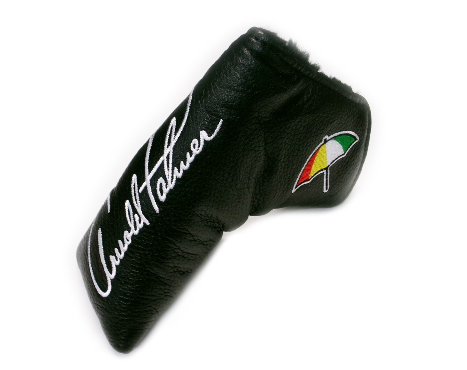 NEW PRG Arnold Palmer Genuine Leather Black Blade Putter Golf Headcover ...