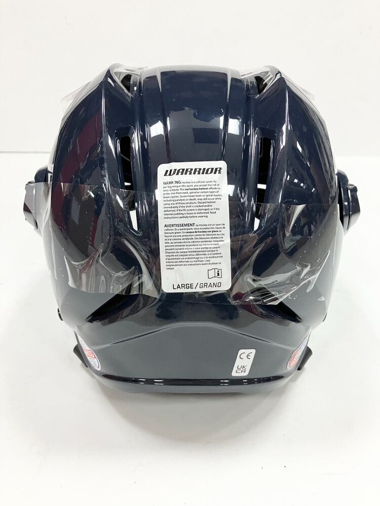 New Warrior Covert PX2 Pro Stock Hockey Helmet large navy blue HECC CSA ...