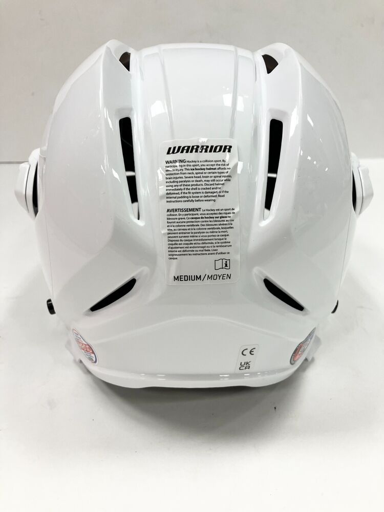 New Warrior Covert PX2 Pro Stock Hockey Helmet medium white HECC CSA ...