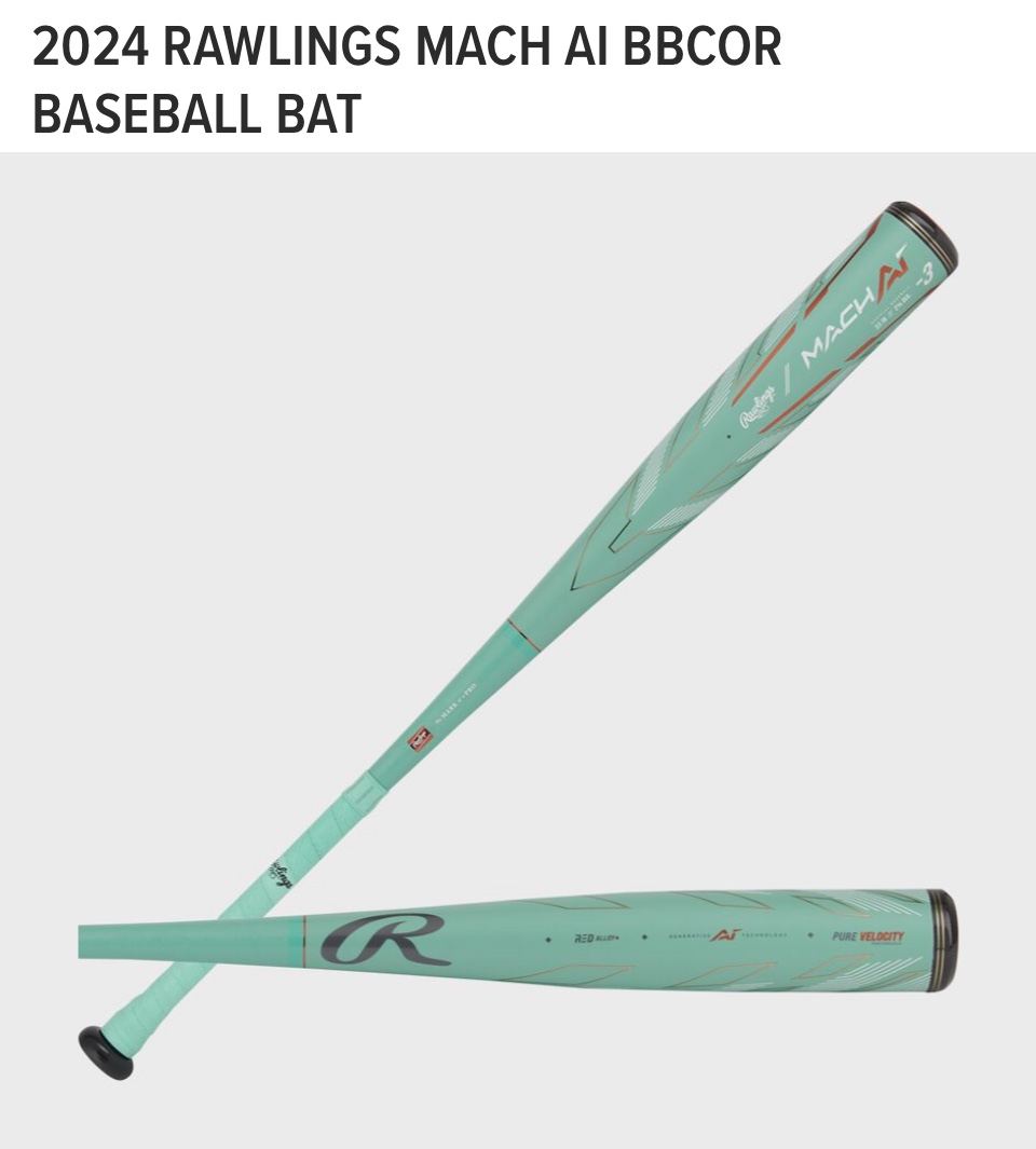 NEW 2024 Rawlings Mach AI BBCOR Bat | SidelineSwap