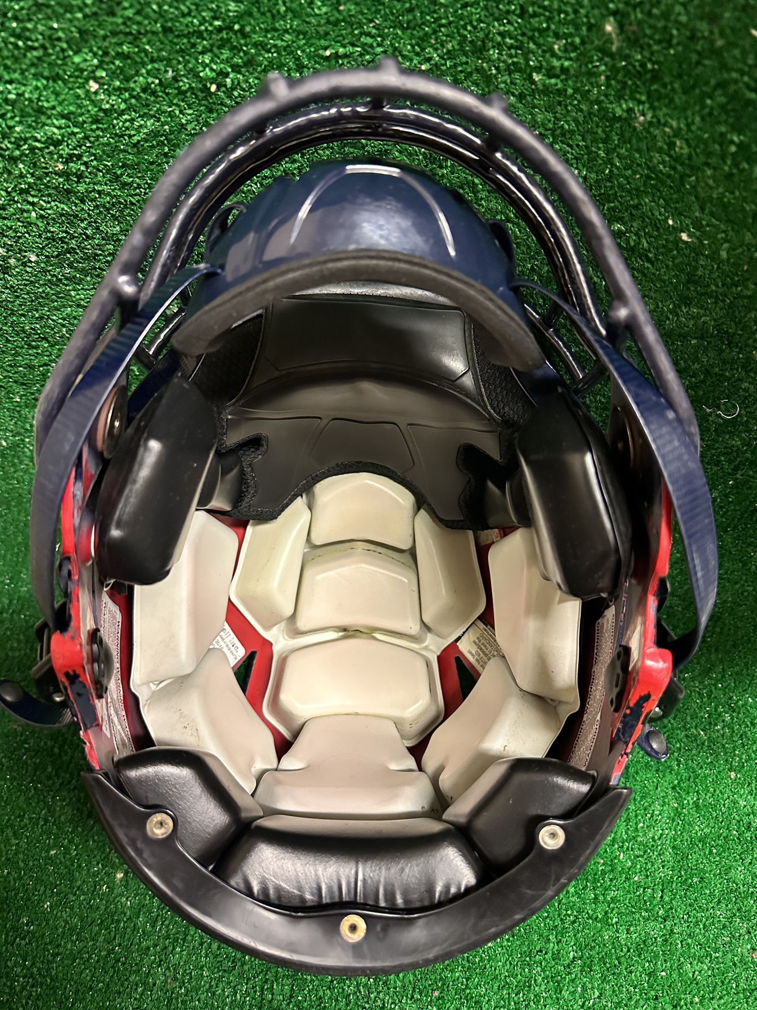 Adult Large - Riddell Speedflex Football Helmet - Navy Blue | SidelineSwap