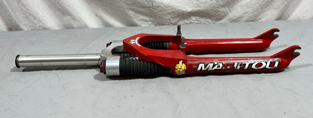 Vintage Manitou Answer Ti Titanium Spring Suspension Fork 190mm 1-1/8 ...