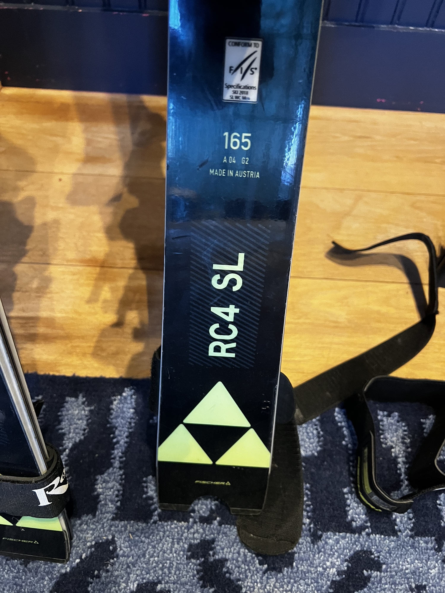 2022/2023 Fischer 165 cm Racing RC4 World Cup SL Skis USED | SidelineSwap