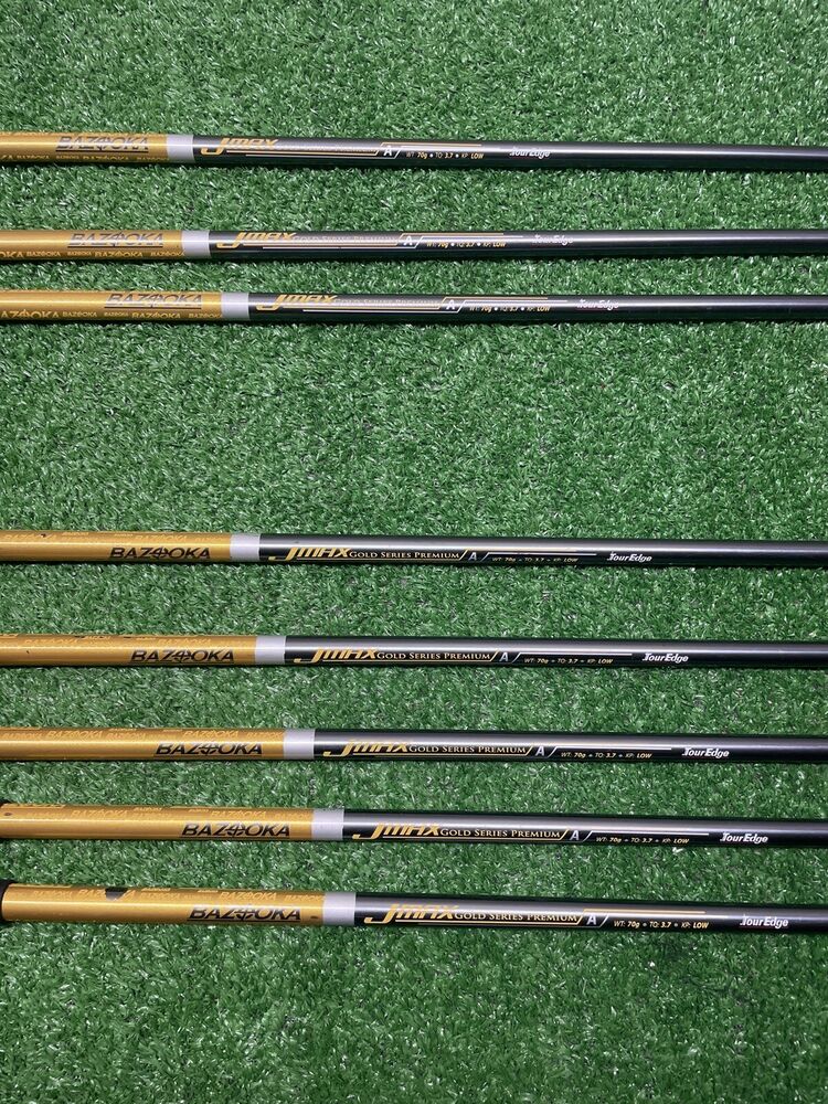 LH Tour Edge Bazooka JMax Gold Set 4-PW SW Iron-Woods Senior Graphite ...