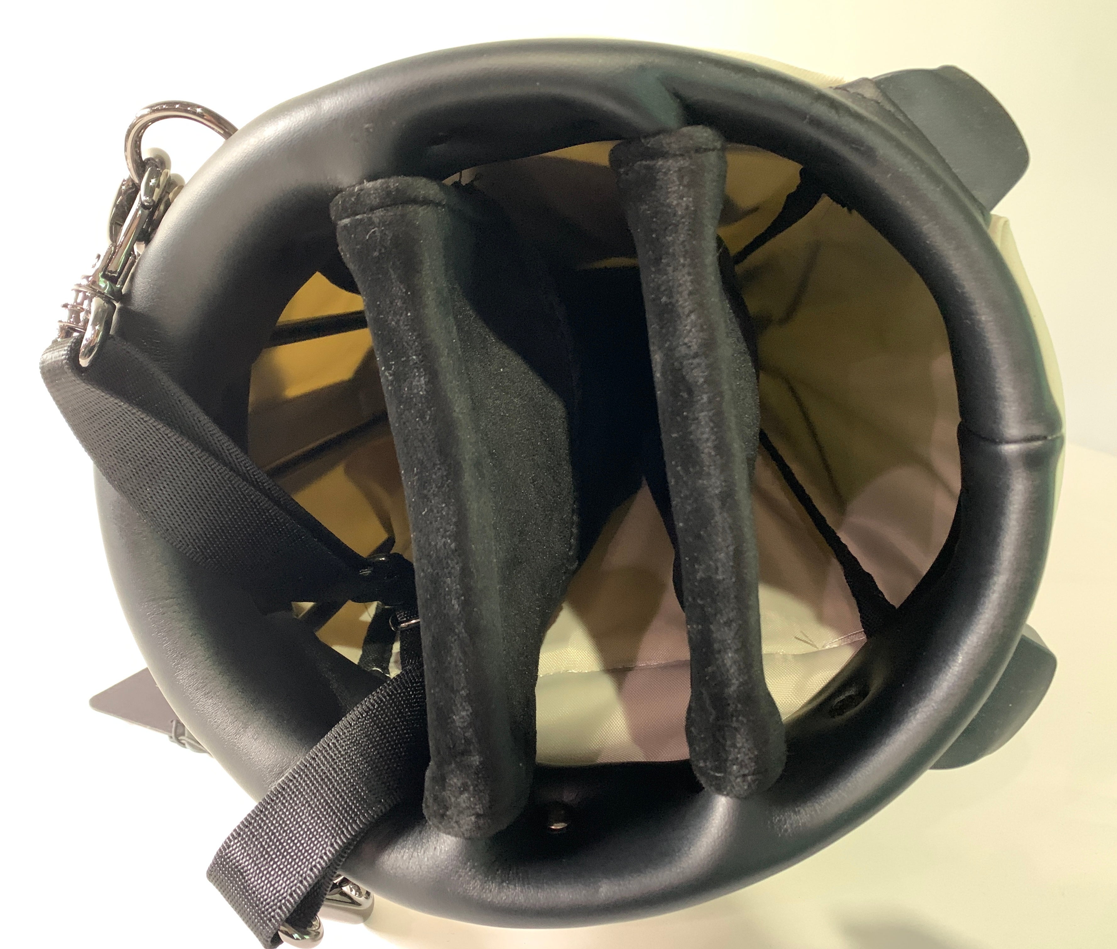 Titleist Linksmaster Stand Bag Cream 3-Way Divide Single and Dual Strap ...