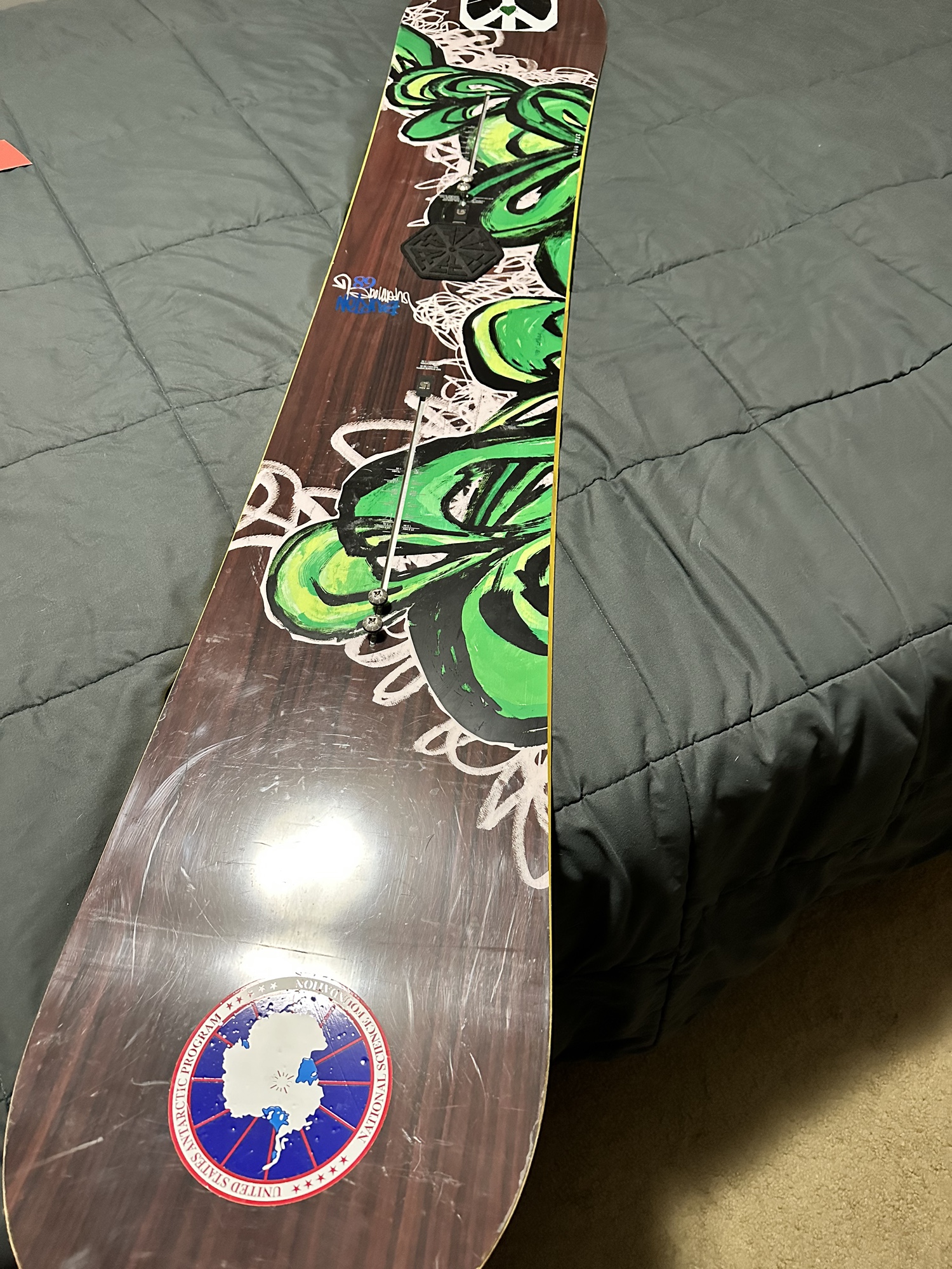 Used Burton Without Bindings Medium Flex True Twin SuperModel Snowboard ...