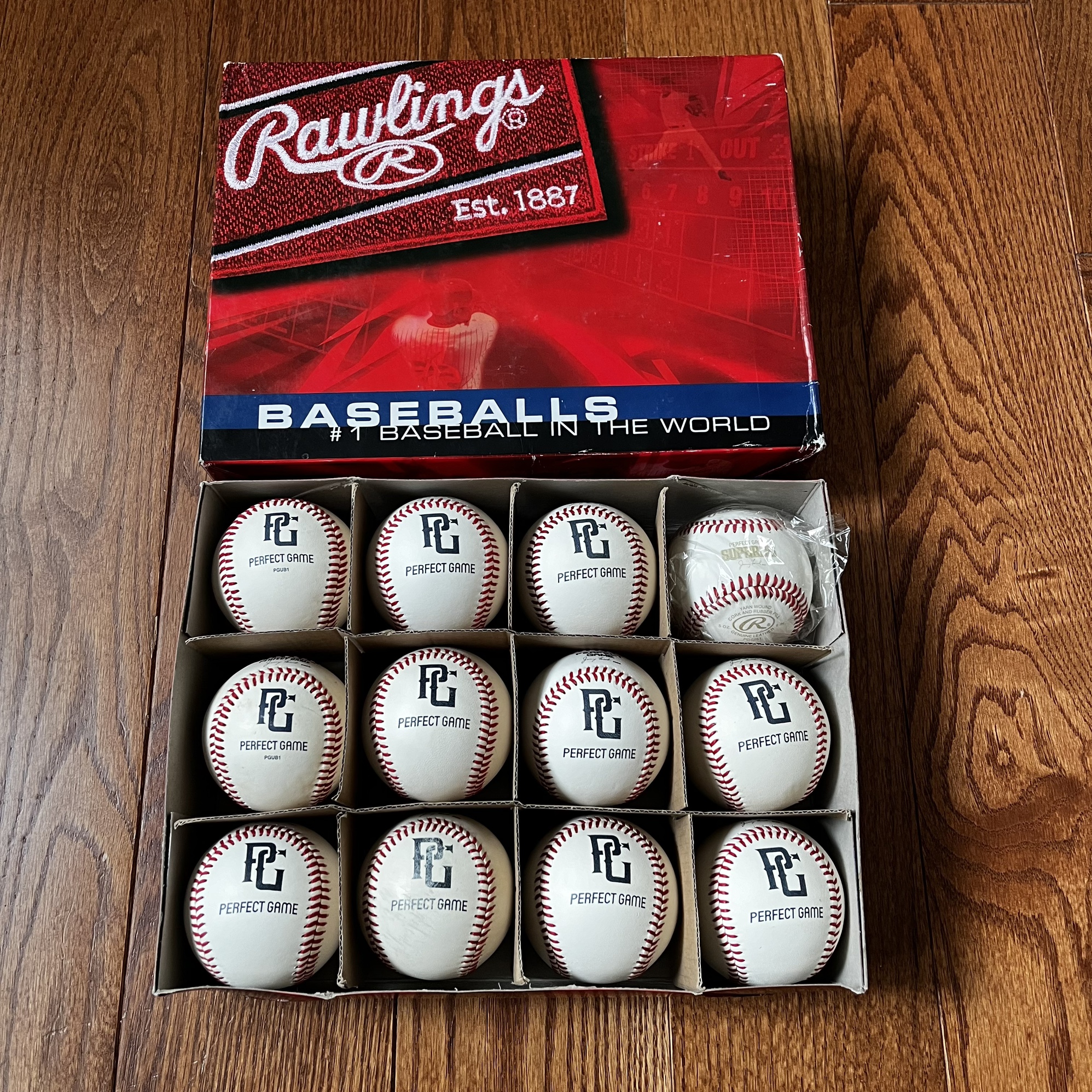 One Dozen Perfect Game Rawlings Game Balls New And Used | SidelineSwap
