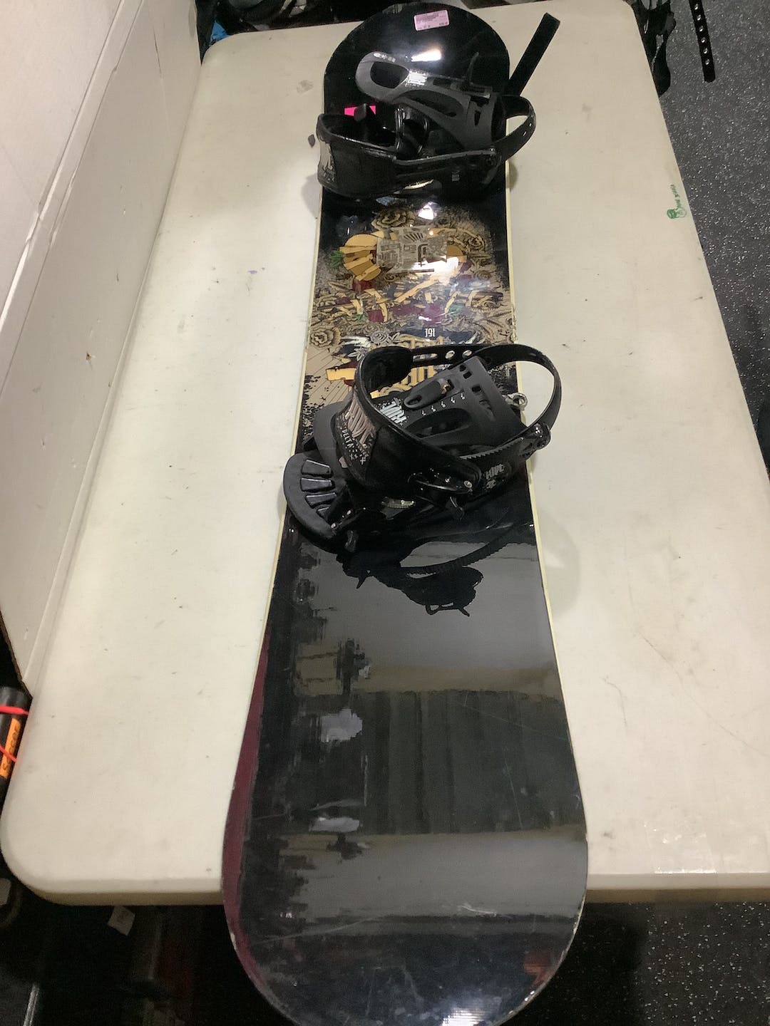 Used Ride Fleetwood 161 Cm Men's Snowboard Combo | SidelineSwap