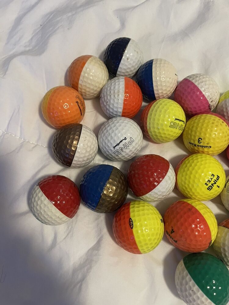 Lot Of 28 Rare Ping Golf Balls Used MUST SEE | SidelineSwap